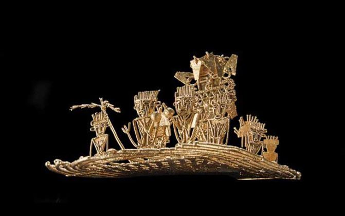 Muisca Raft returns to new exhibition room at Bogotá's Museo del Oro ...